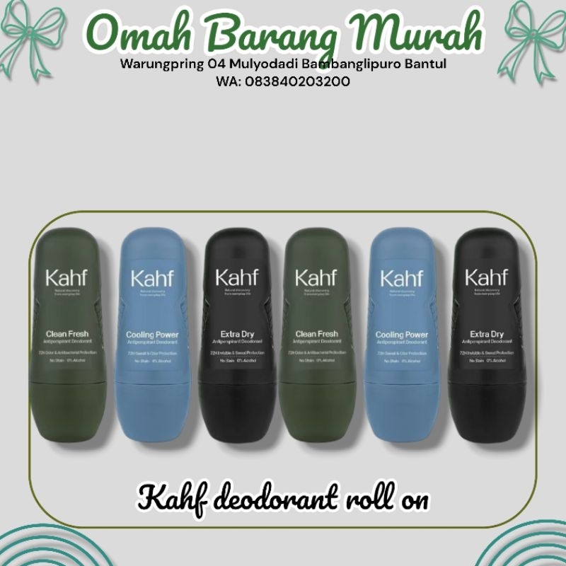 Jual kahf Deodorant roll on 45ml | Shopee Indonesia