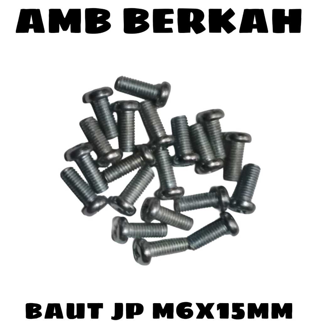 Jual Baut JP M 4 x 15 ( Baut Philip M4 x 1,5CM ) | Shopee Indonesia