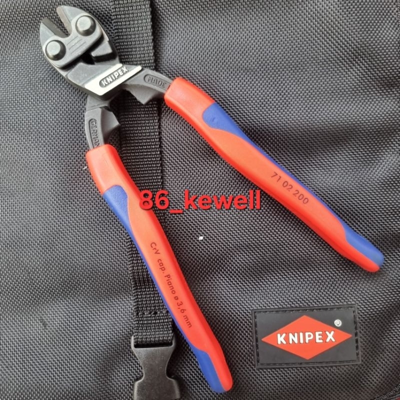 Jual Tang Potong Kawat Knipex 71 02 200 Compact bolt cutter / MADE IN ...