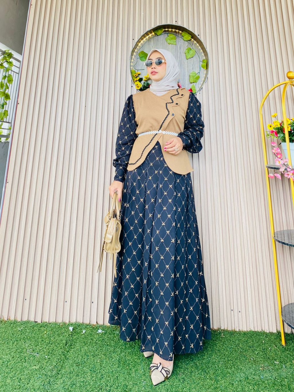 Jual Setelan Rok Zalina By NK Original Baju Muslim Wanita Dewasa Ibu ...