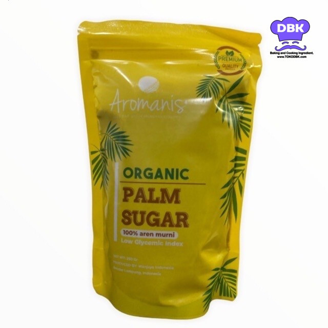 Jual Aromanis Organic Palm Sugar 250gr 1kg 2kg gula aren bubuk gula ...