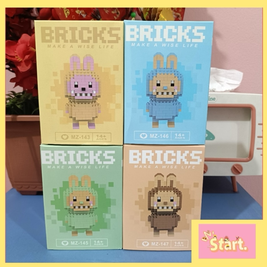 Jual DIY Labubu Building Blocks Puzzle Nano Blocks Bricks Mainan Balok ...