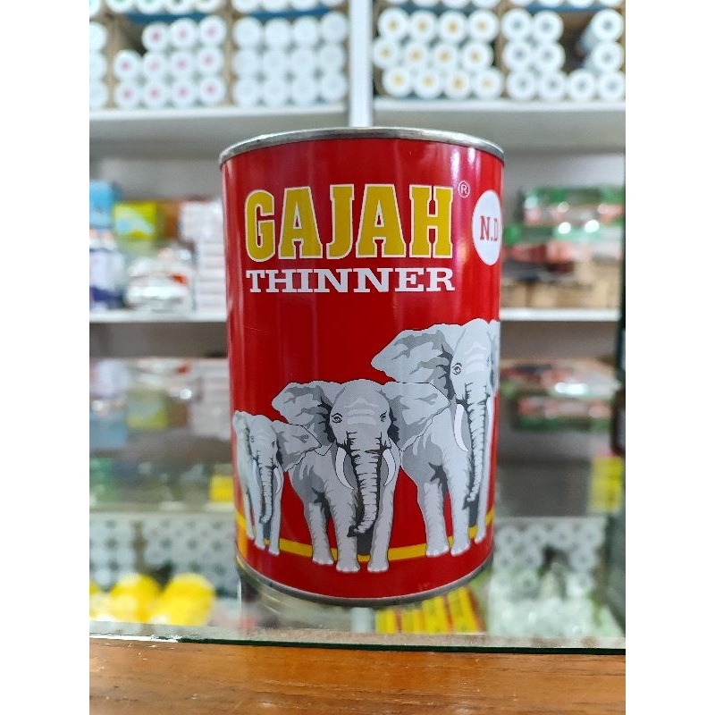 Jual Thiner GAJAH Merah 1 Liter Tiner Cat Thiner Cat Minyak Pengencer ...