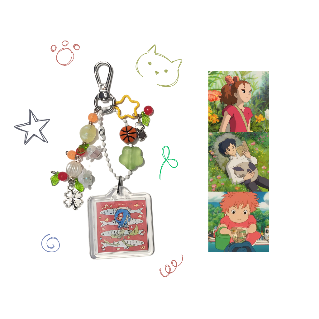 Jual Ghibli Charm Series/ Ghibli/ Ariety/Ponyo/ Anime Charm/Custom ...
