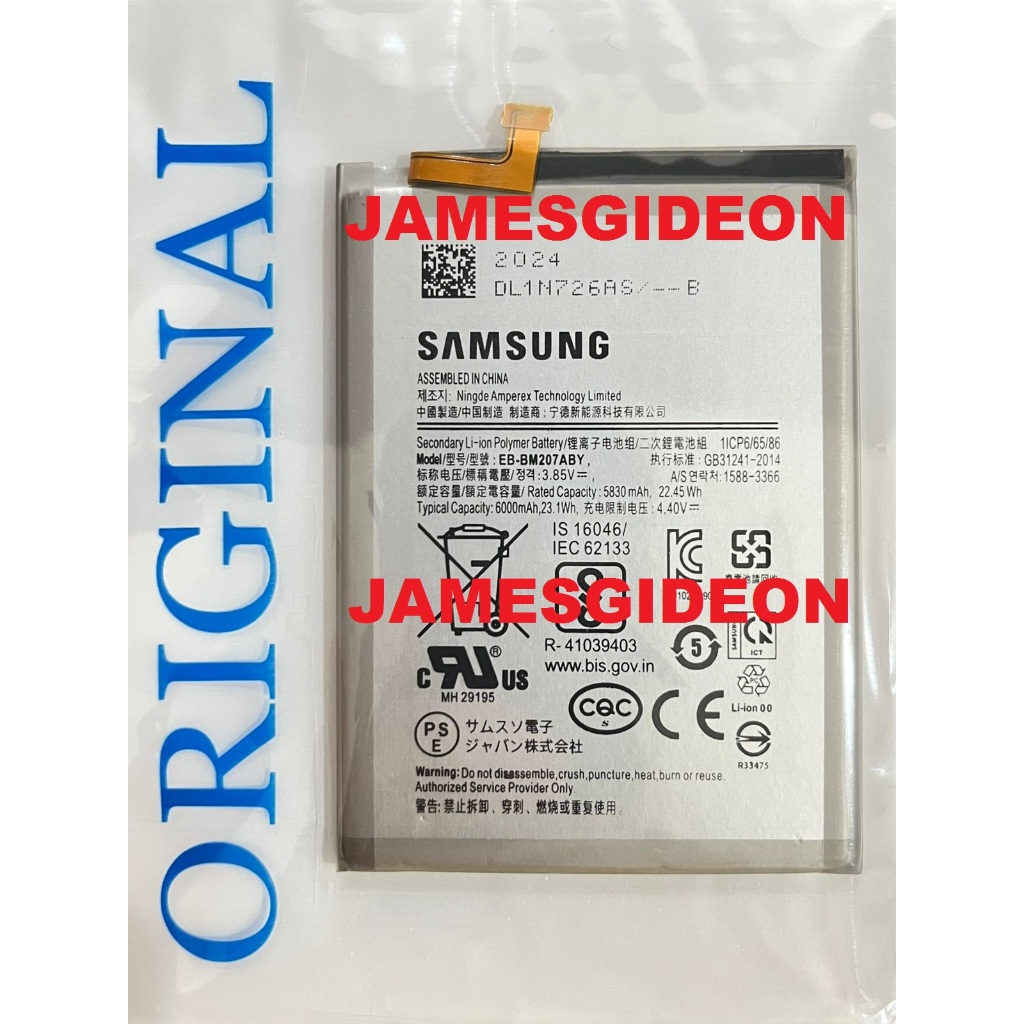 Jual BATTERY BATERAI SAMSUNG M20S M21S M30S M21 M31 EB-BM207ABY ...