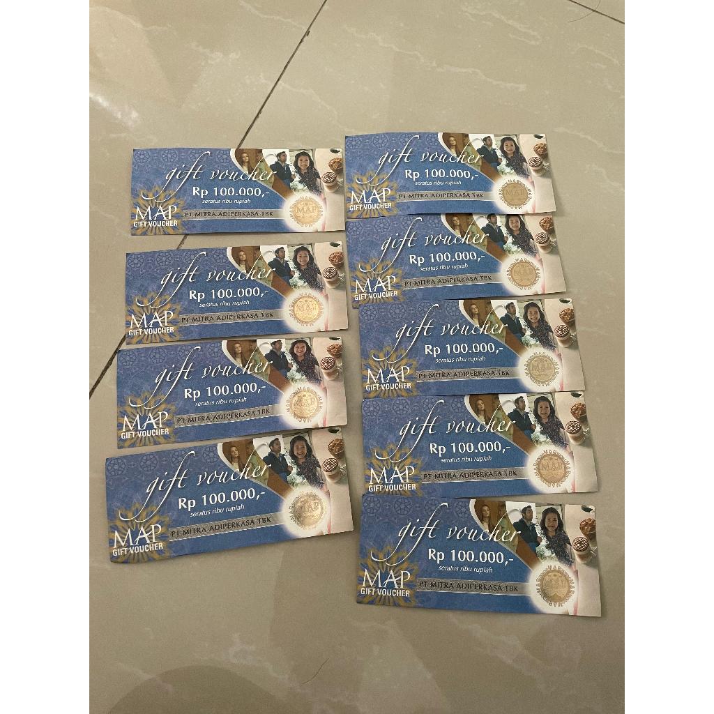Jual Gift Voucher MAP Rp 100 ribu | Shopee Indonesia