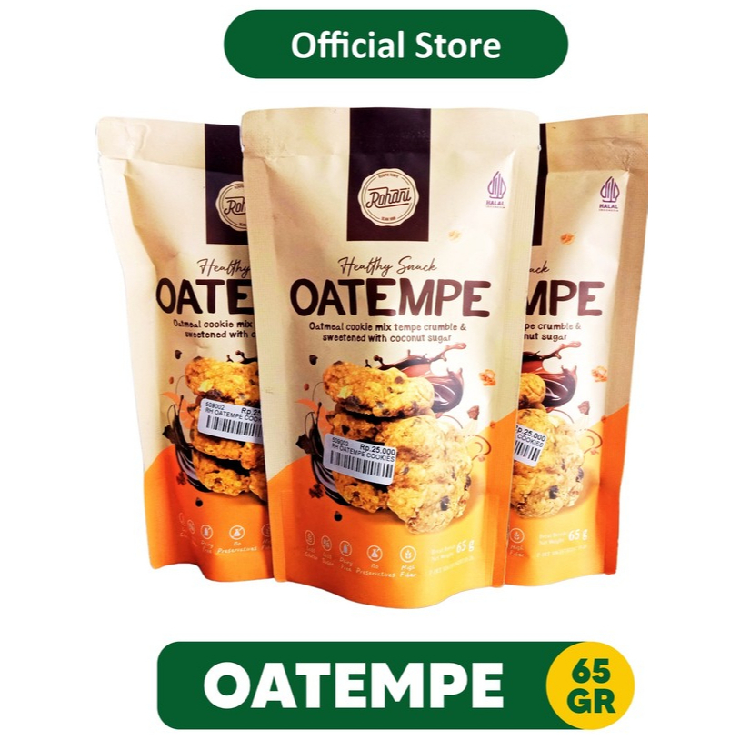 Jual Oatempe Snack Oat Cookies Mix Tempe 65gr | Oleh Oleh Khas Batu ...