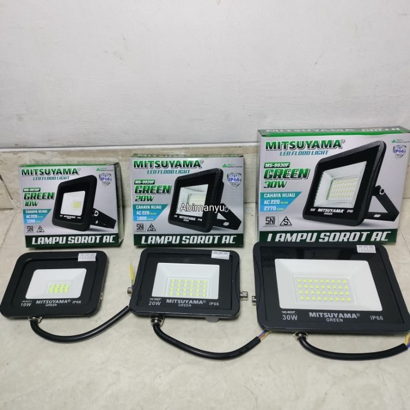 Jual lampu sorot kapal warna hijau AC-220V listrik 50 watt 5000 lumen ...