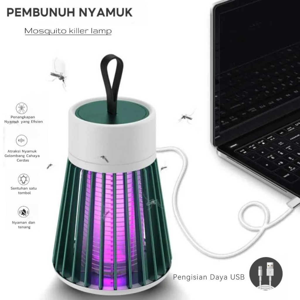 Jual [ Aurorashop88 ] Mosquito Killer Lamp USB Pembasmi Nyamuk Serangga ...