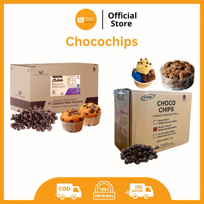 Jual Chocochip Chocolate Choco Chips Colatta (REPACK) | Shopee Indonesia