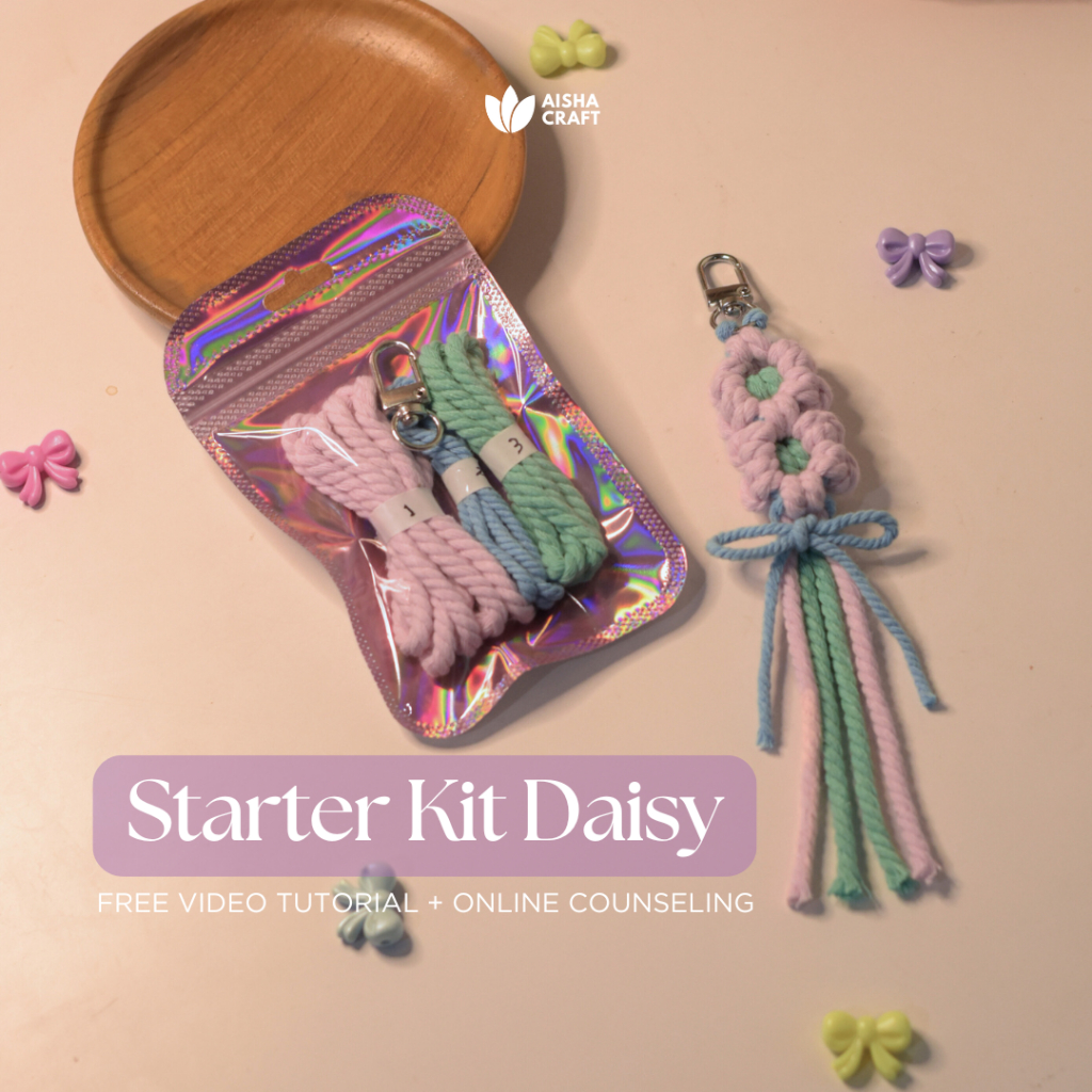 Jual DIY Starter KIT Macrame Daisy Blossom by Aisha Craft Official ...
