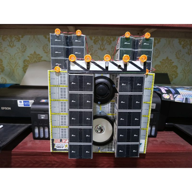 Jual Sound miniatur M06 box cla speaker 4 inchi, baterai ces, sudah ...