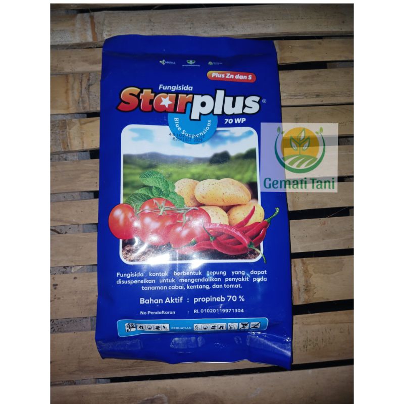 Jual Fungisida STARPLUS 70wp 250gram plus Zinc dan Sulfur | Shopee ...