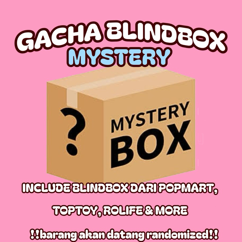 Jual [READY STOK] GACHA BLINDBOX RANDOM DARI POPMART, TOPTOY, ROLIFE ...