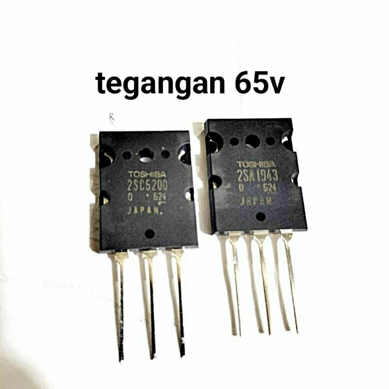 Jual TR TRANSISTOR THOSHIBA 2SC 5200/2SA 1943 ORIGINAL JAPAN seri bawah ...