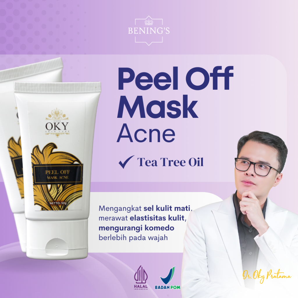 Jual Bening Skincare Acne Peel Off Mask Masker Jerawat dan Bekas ...