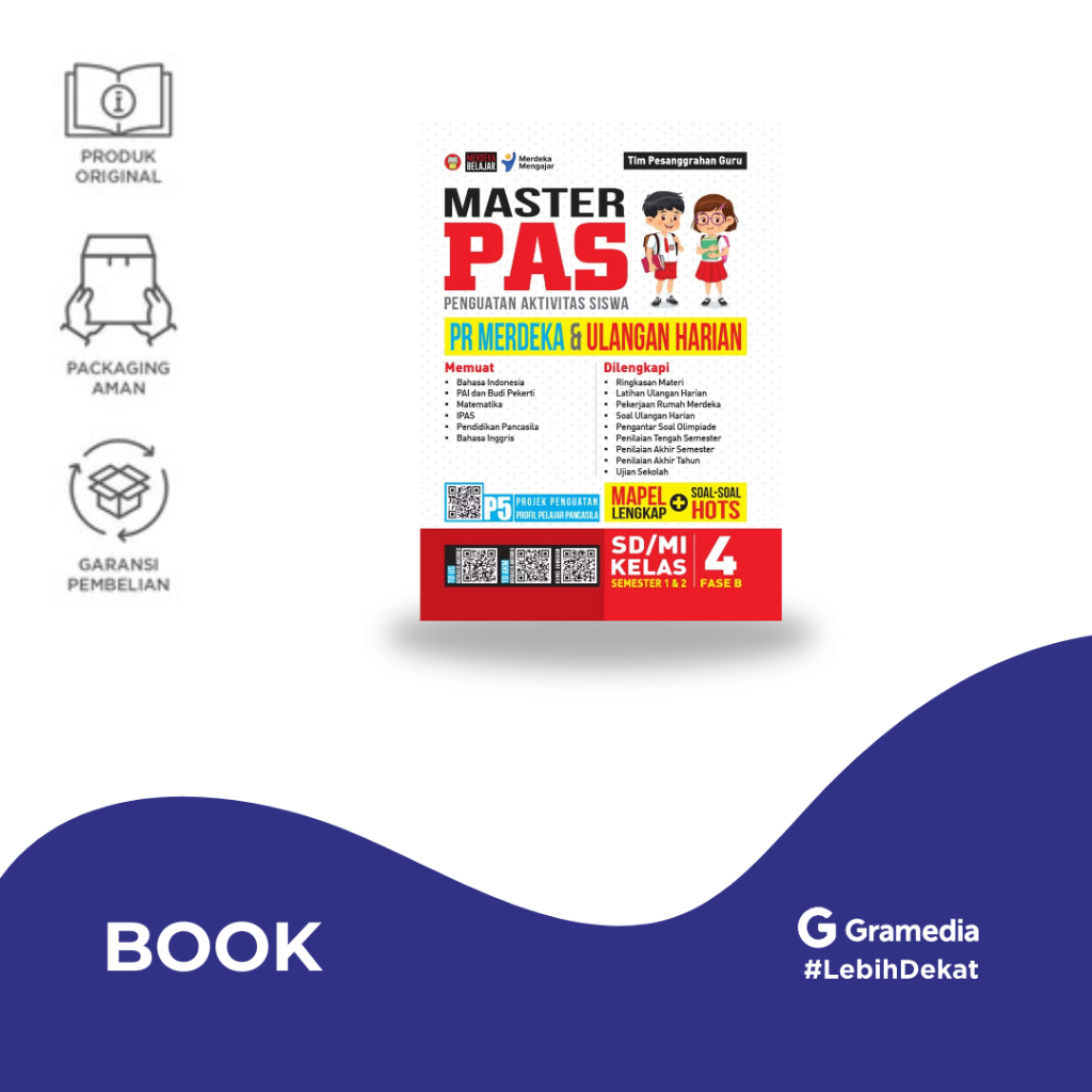 Jual Buku Master PAS untuk SD/MI Kelas 4 Fase B - Gramedia Jember | Shopee Indonesia