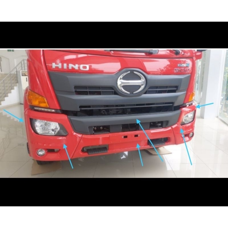 Jual Bumper Depan 1 Set/Bemper set depan Hino SG New Generation ...