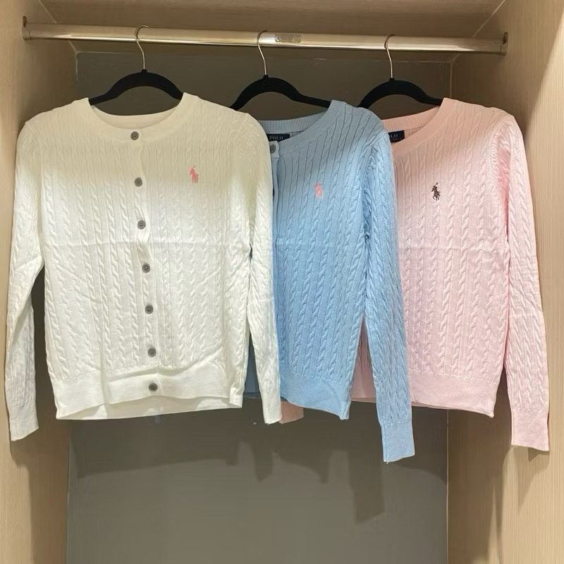 Jual POLO KNIT- sweater polo knit cardigan rajut cardi bkk outer polo ...