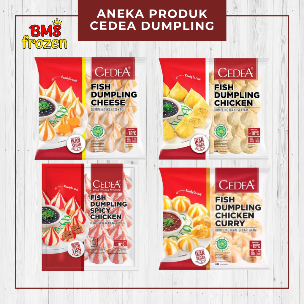 Jual BMS Frozen Food | Cedea Dumpling Cheese - Dumpling Chicken ...