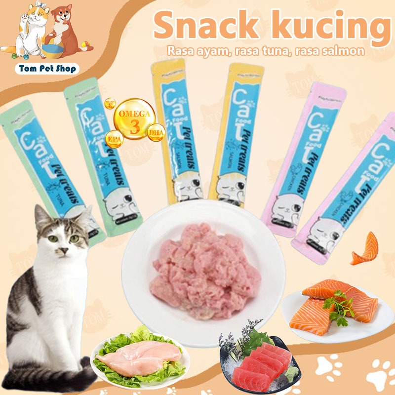 Jual SNACK KUCING - Pet food paket makanan basah snack kucing snack ...