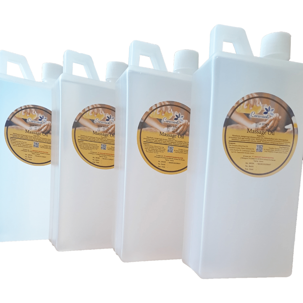 Jual AROMATHERAPY OIL - MINYAK PIJAT ORI PUTIH 1 LITER/MASSAGE OIL SPA /MINYAK PIJAT AROMA ...