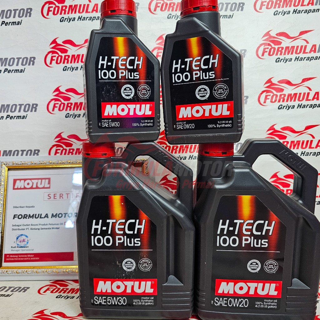 Jual [Oli Mobil] Motul H-Tech+/Plus 100% Full Synthetic API SP All Type ...