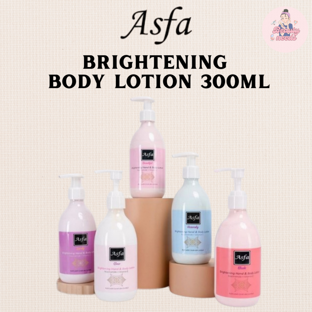 Jual ASFA BRIGHTENING BODY LOTION 300ML | Shopee Indonesia