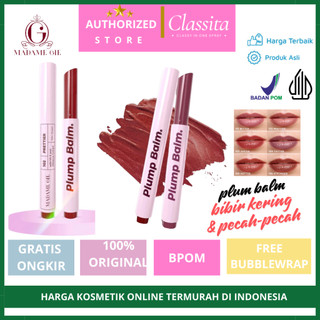 Jual 𝐂𝐋𝐀𝐒𝐒𝐈𝐓𝐀.𝐈𝐃 -MADAME GIE - PLUMP BALM ( 2.5 g )| Lip Gloss | Lip ...