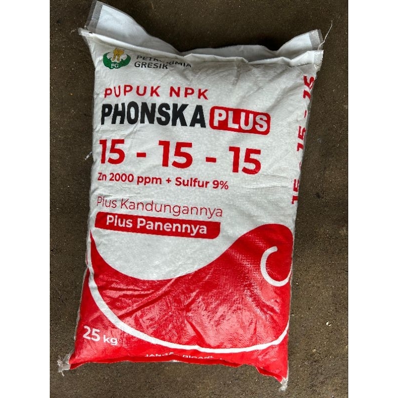Jual Pupuk NPK PHONSKA PLUS 15-15-15 Petro Kemasan Pabrik 25kg | Shopee ...