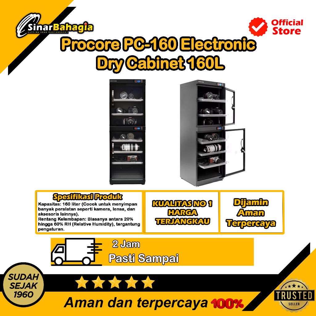 Jual Procore PC-160 Electronic Dry Cabinet 160L | Shopee Indonesia