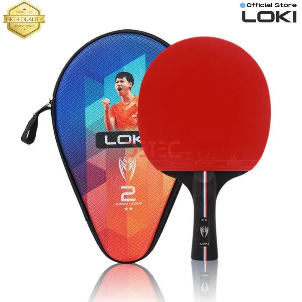 Jual LOKI K SERIES 2 STAR Pingpong bat - Tenis Meja Raket | Shopee Indonesia