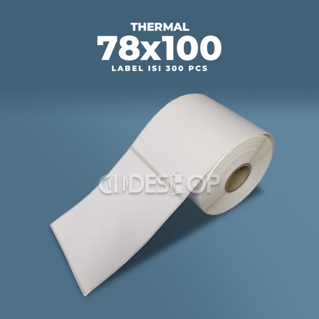 Jual Stiker Label Barcode 78 x 100 m Thermal 1 line Core Kecil 1 inch ...