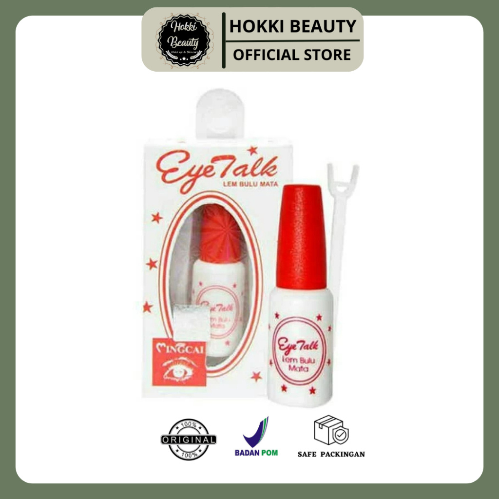 Jual Lem Bulu Mata Palsu EyeTalk | eye talk Original Bpom Hitam & PutiH / GLUE BULUMATA | Shopee ...