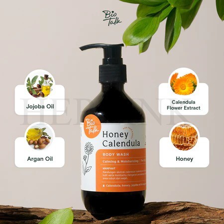 Jual BIOTALK HONEY CALENDULA BODY WASH 300ML | Shopee Indonesia