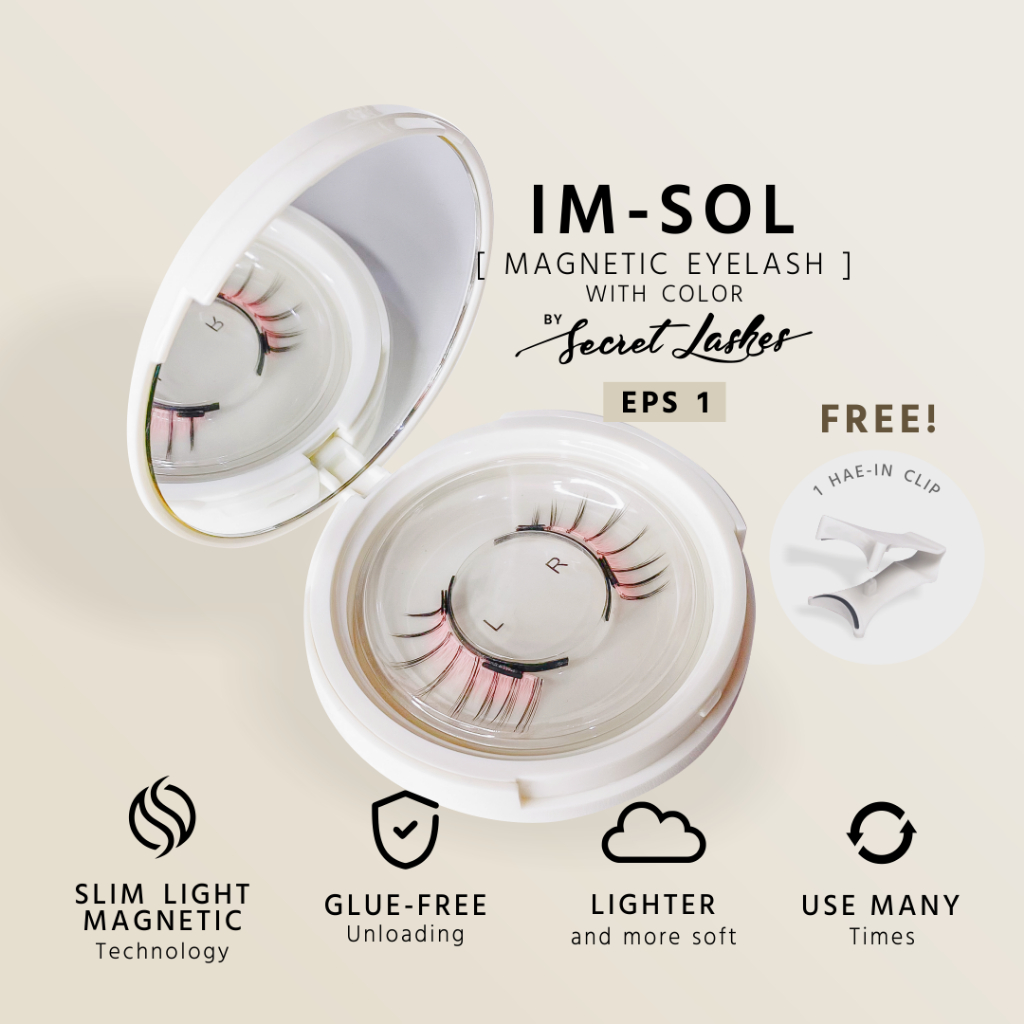 Jual SECRET LASH Magnetic Lashes Im-Sol Series Bulu Mata Eyelash ...