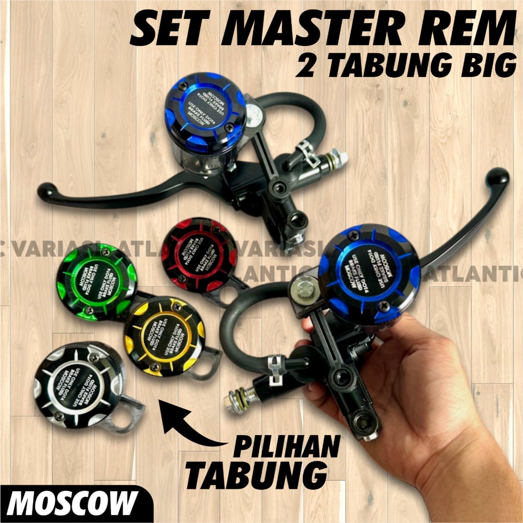 Jual SET MASTER REM 2 TABUNG BIG MASTER REM DOUBLE TABUNG HANDLE MASTER REM DOBELTABUNG MINYAK ...