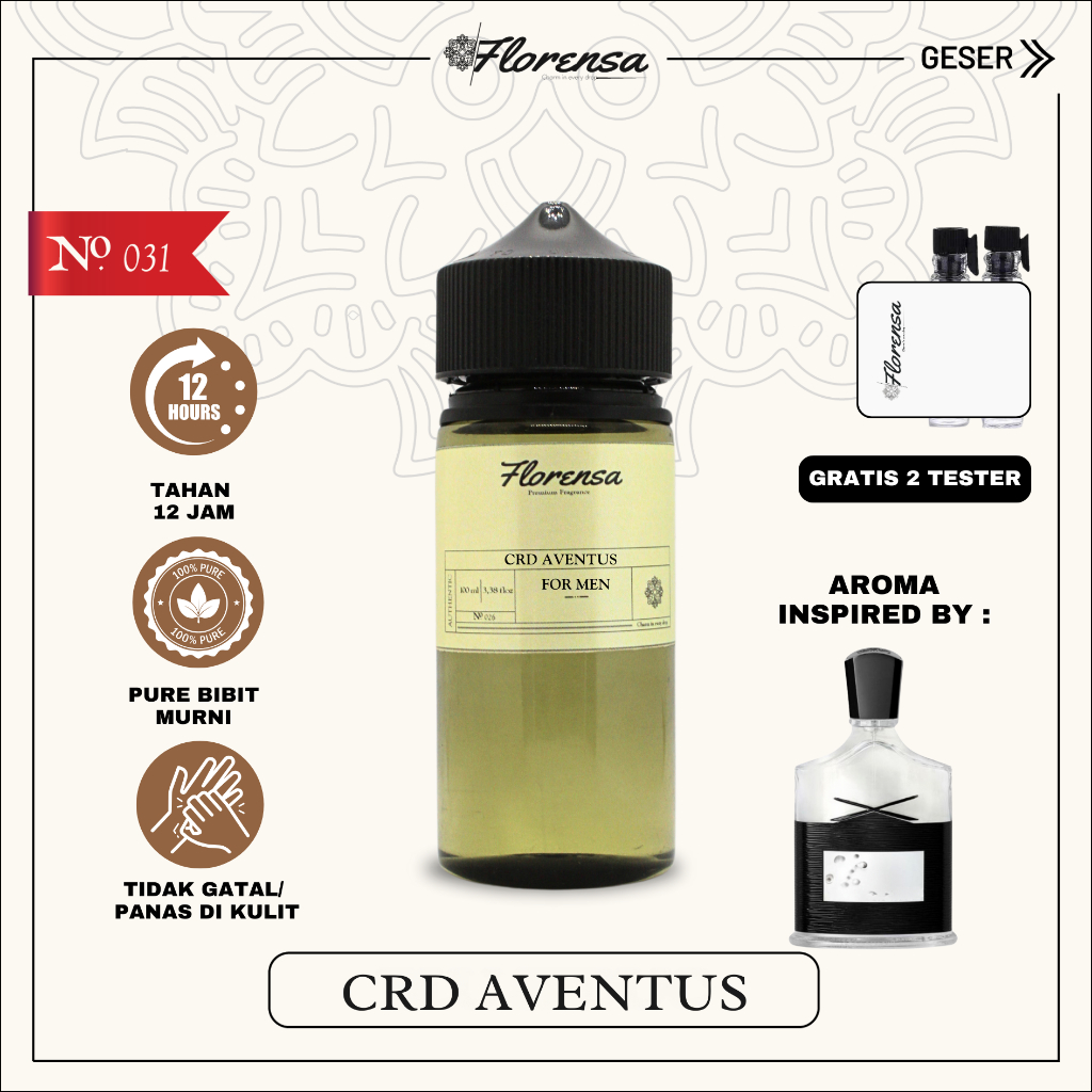 Jual [BIBIT PARFUM] Aventus 100ml pria tahan lama aroma elegan dan ...