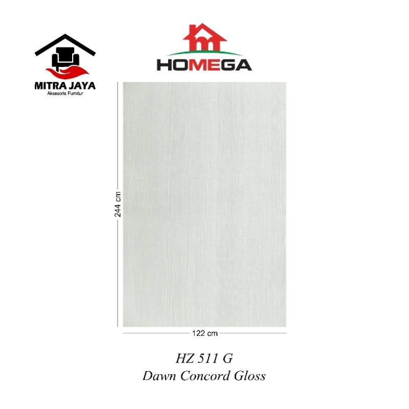 Jual HPL Homega HZ 511 G Homega HPL Dawn Concord Glass HZ511G HOMEGA ...