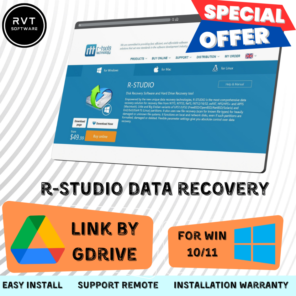 Jual R-Studio Data Recovery 9.4 (FullVersion) | Shopee Indonesia