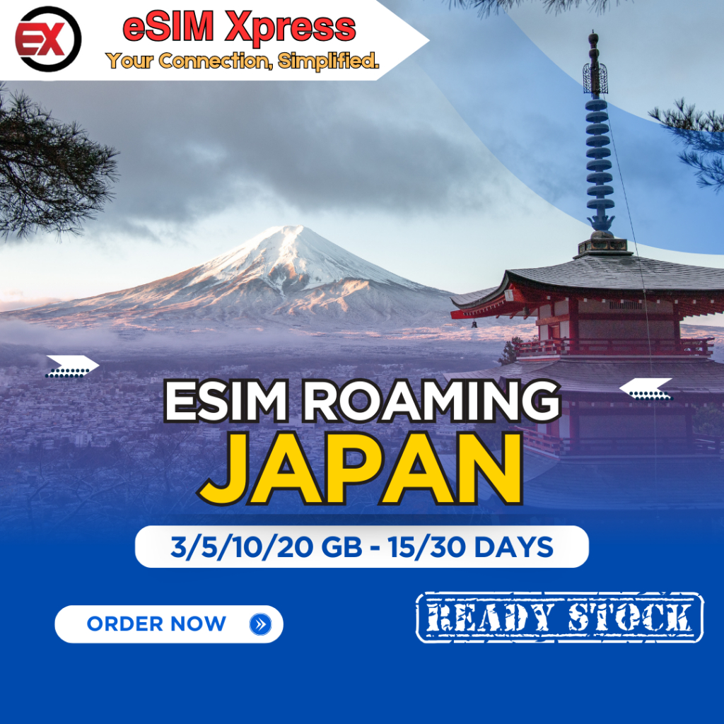 Jual eSIM Travel Jepang Big Data 3GB/5GB/10GB/20GB Data | 30 Hari | ESIM ROAMING | ESIM JAPAN ...