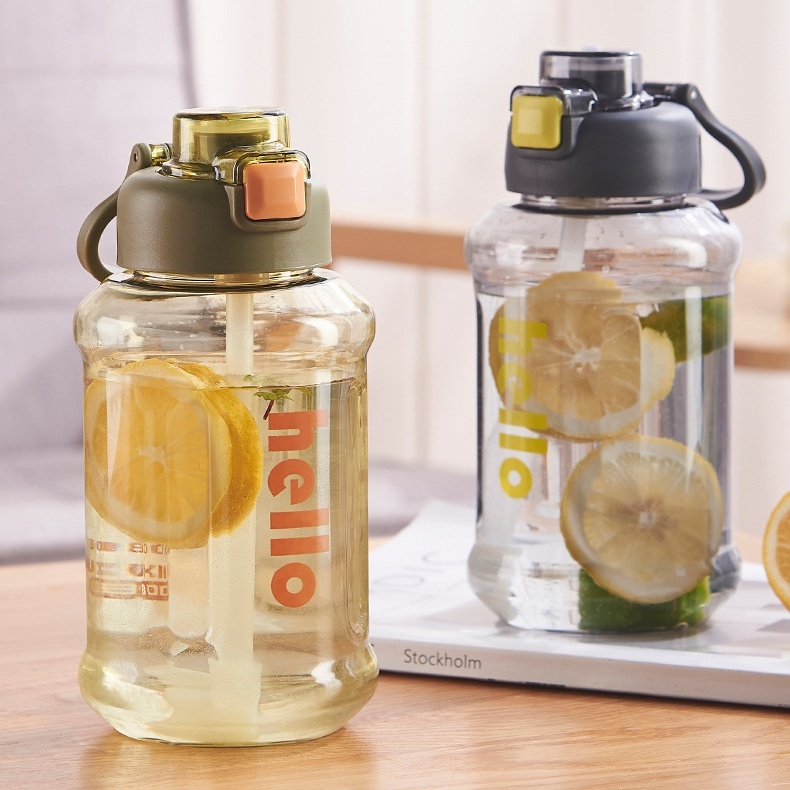 Jual KIDYORA Botol Air Minum Tumbler Sport Olahraga Aesthetic Anti Bocor Food Grade 800ml 1000ml ...