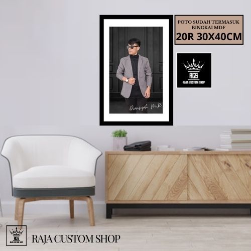 Jual CETAK FOTO UKURAN 20R(30X40) SUDAH DI BINGKAI PAPAN MDF 012 ...