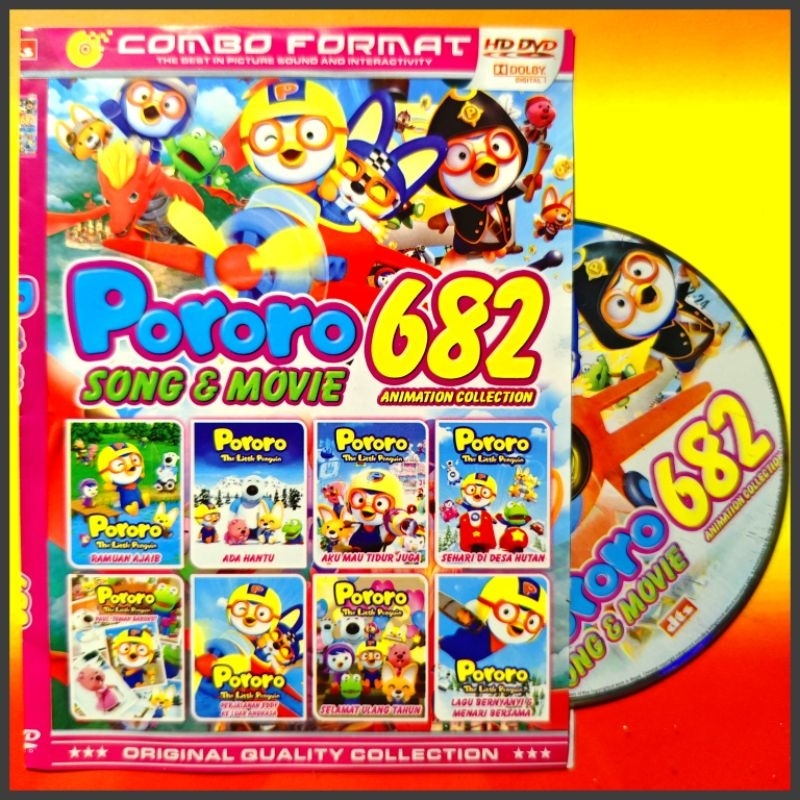 Jual Kaset Film Kartun Anak Koleksi Pororo Edisi Song & Movie Vol. 682 Pilihan Campuran Terbaru ...
