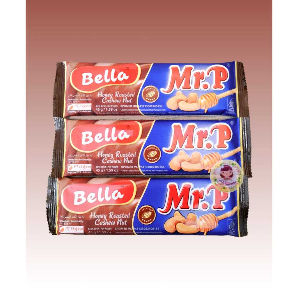 Jual ECERAN Mr.P Bella Honey Roasted Cashew Nut 45gr ( SCP ) | Shopee ...