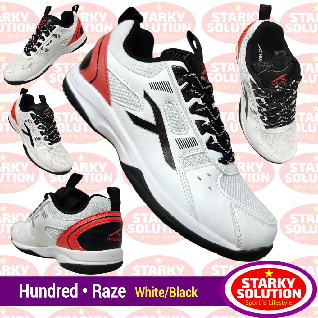 Jual Sepatu Badminton HUNDRED New RAZE Bulutangkis HNDRD Original ...