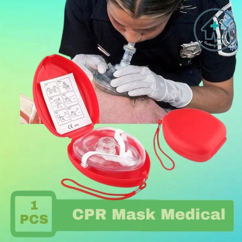 Jual CPR Mask Emergency Resuscitator Rescue Pocket CPR Emergency | Shopee Indonesia