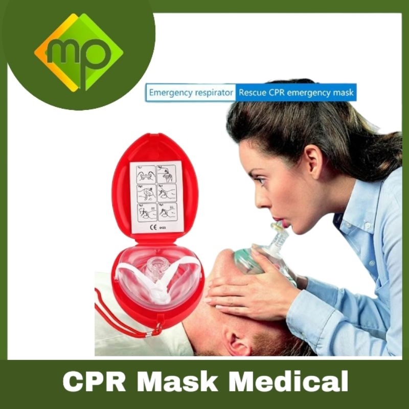 Jual CPR Mask Emergency Resuscitator Rescue Pocket CPR Emergency ...