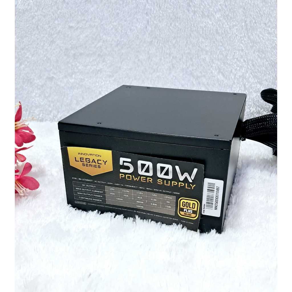 Jual PSU Power Supply Innovation Legacy 500 Watt Gold Bekas Normal ...