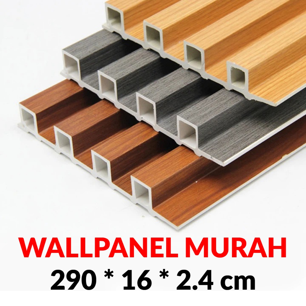 Jual Kisi Kisi Wallpanel PVC Wall Panel WPC Wood Panel | Shopee Indonesia